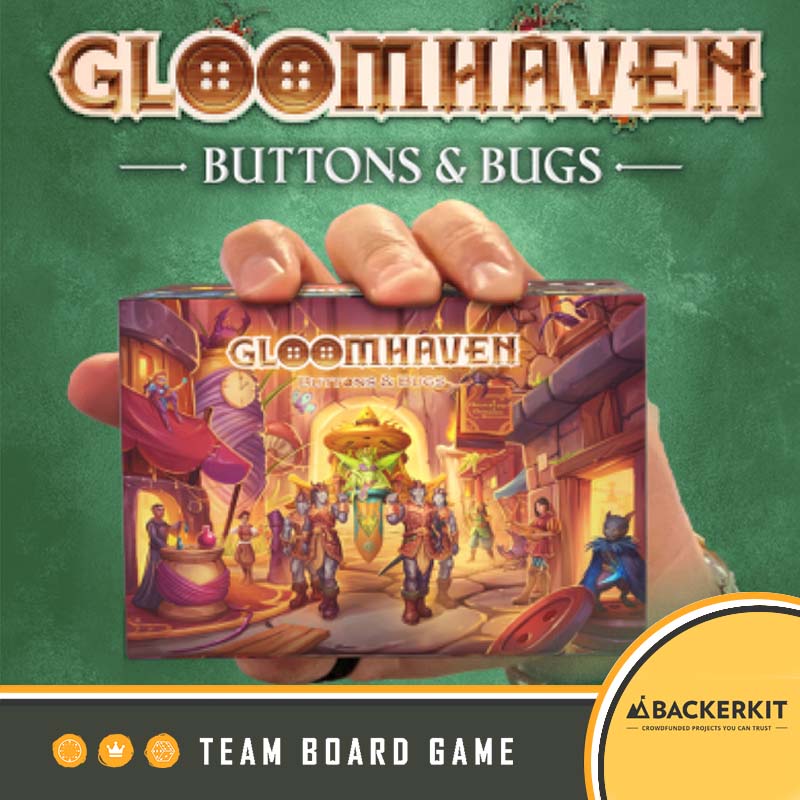 Gloomhaven: Buttons & Bugs - Team Board Game Gloomhaven: Buttons & Bugs - Team Board Game